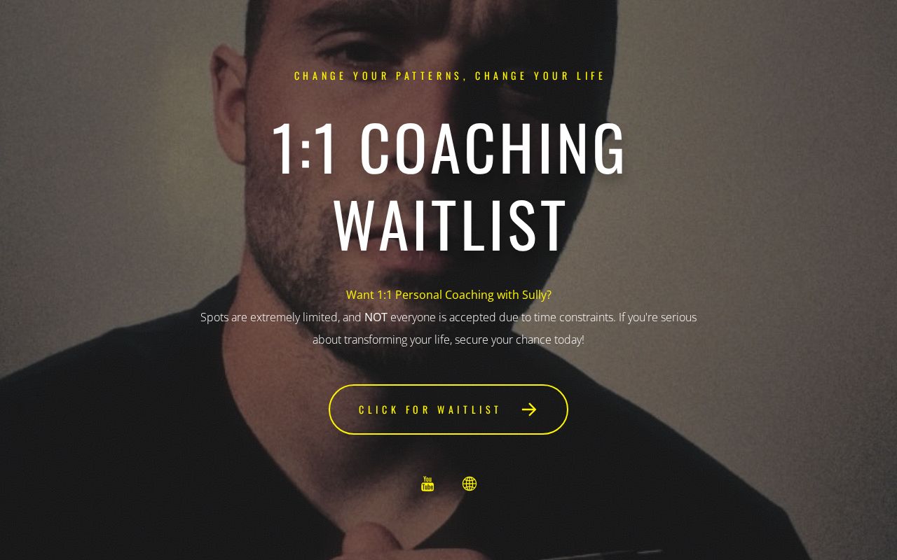1:1 Coaching Waitlist w/Sully